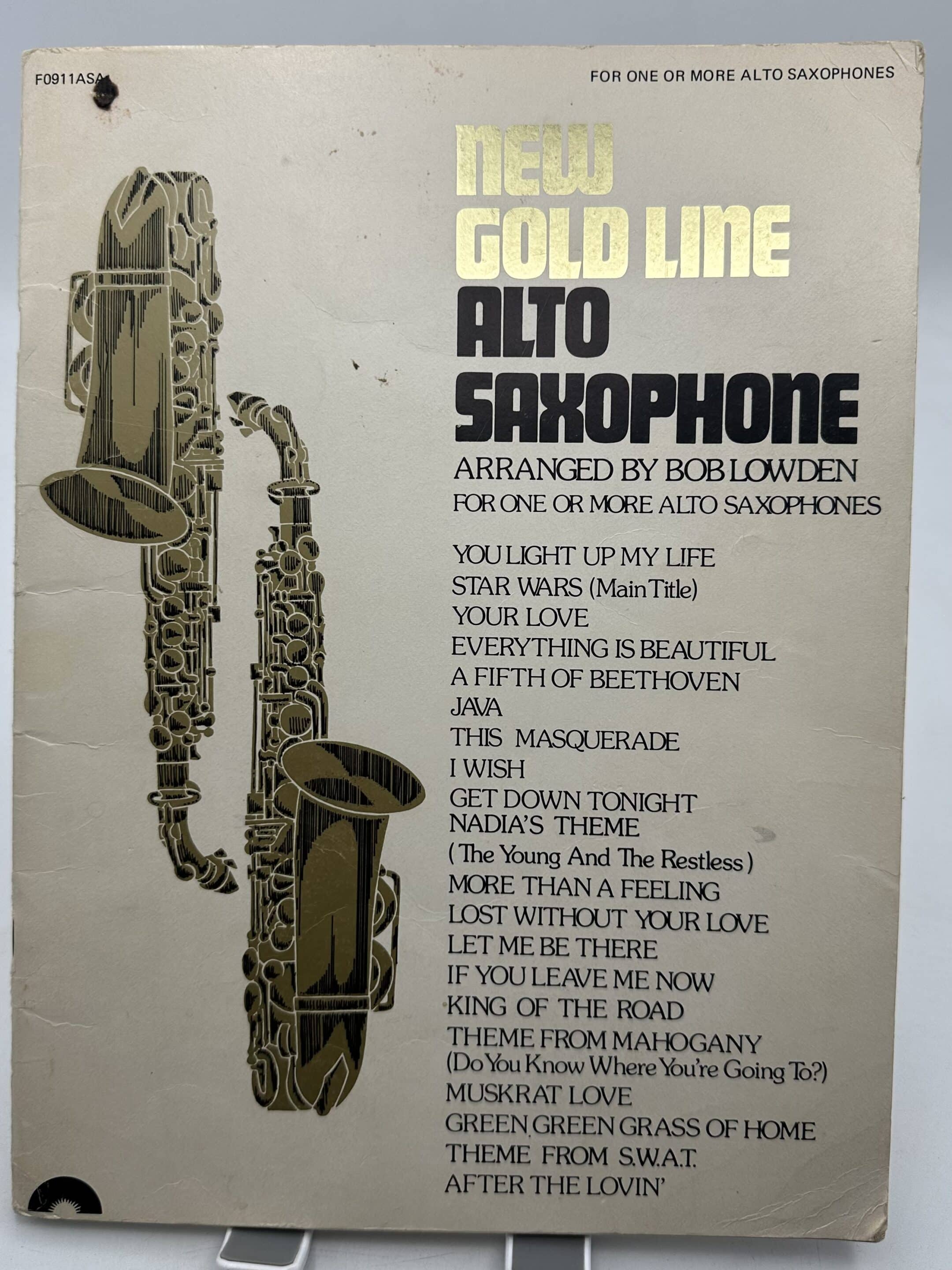 NEW GOLD LINE ALTO SAXOPHONE ARRANGED BY BOB LOWDEN FOR ONE OR MORE ...